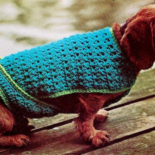 Crochet Pattern: Dog Coat Pattern Digital Download - Etsy