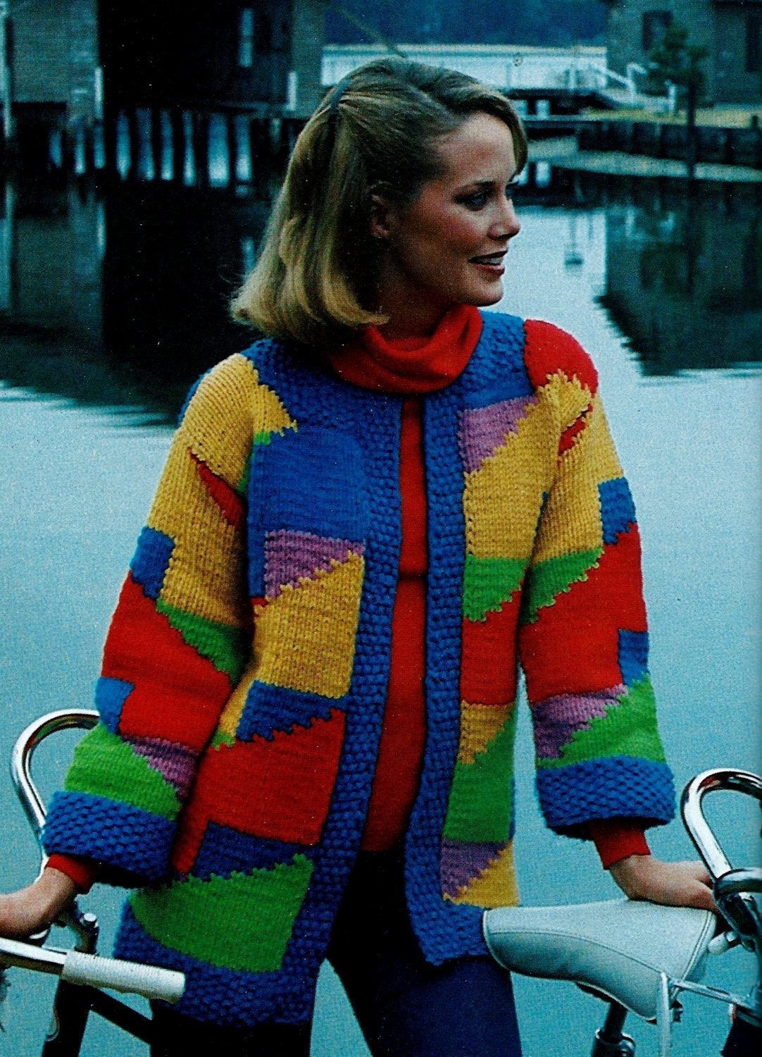 Knitted Jacket and Scarf Digital Download Vintage Knitting - Etsy