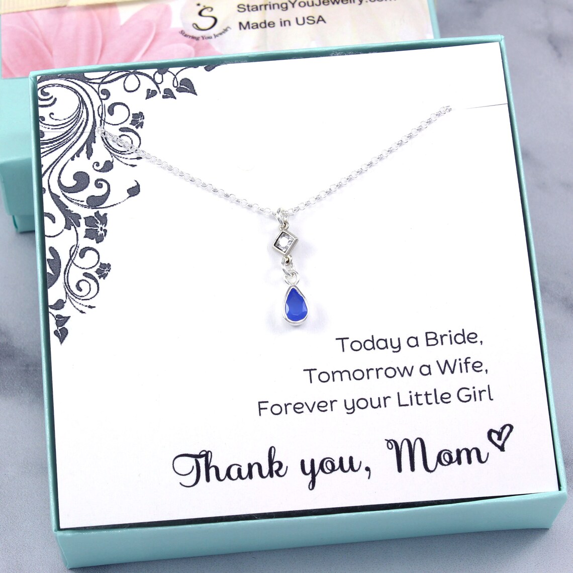 Mother Gift from Bride Mother Gift from Groom Sterling | Etsy