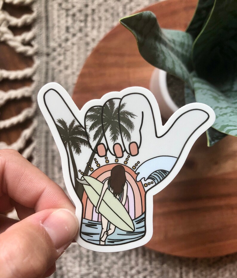 Paddle Boarding Sticker Paddle Board Decal Sup Surfing - Etsy