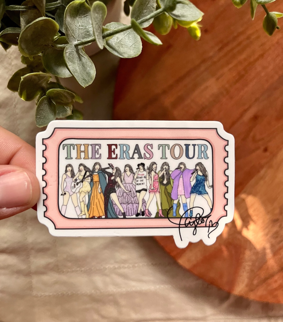 Taylor Swift Eras Tour Eras Inspired Vinyl Sticker Eras Tour - Etsy