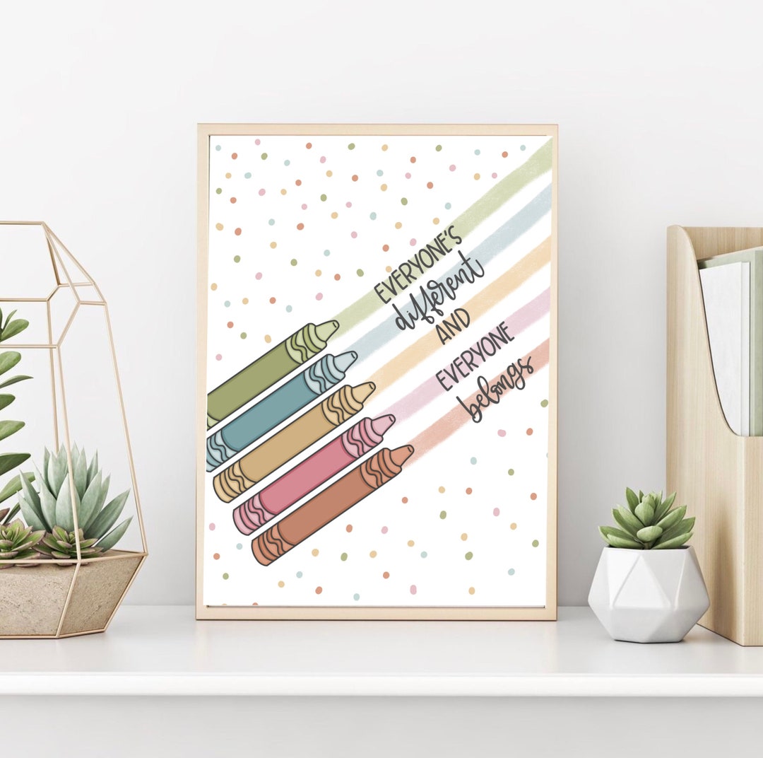 Teacher Print Classroom Art Print Teacher Daily Affirmations Printable ...