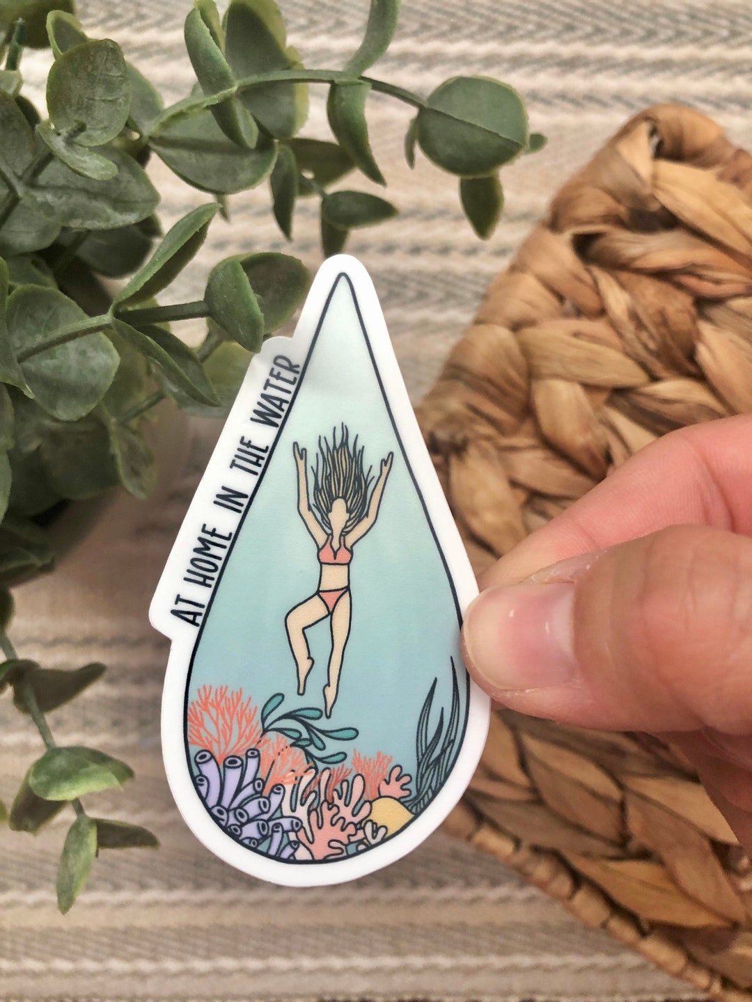 Scuba Sticker Ocean Sticker Scuba Mask Sticker Snorkel Decal Dive Decal ...