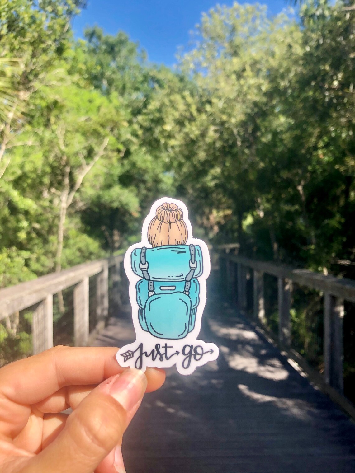 Just Go Just Go Sticker Explore Sticker Travel Stickers - Etsy