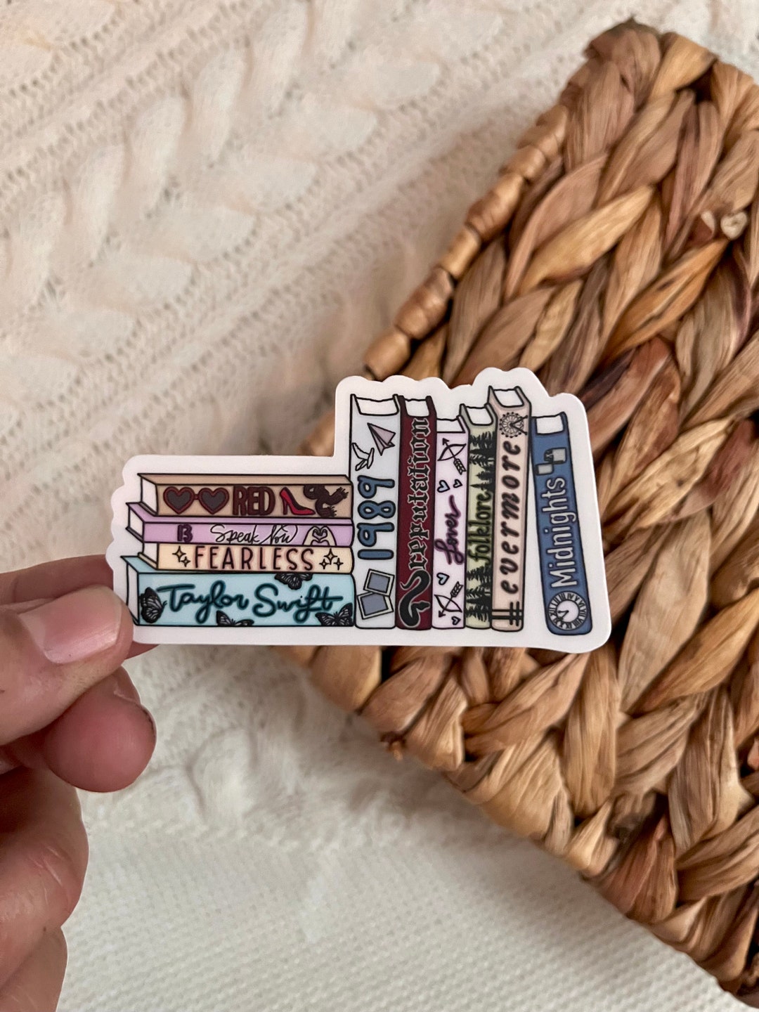 Taylor Swift Eras Tour Eras Inspired Vinyl Sticker Eras Tour Souvenir ...
