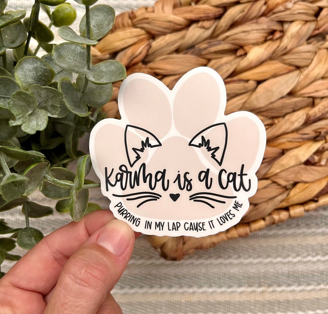 Karma is a Cat Sticker Taylor Swift Eras Tour Midnights Eras Tour ...