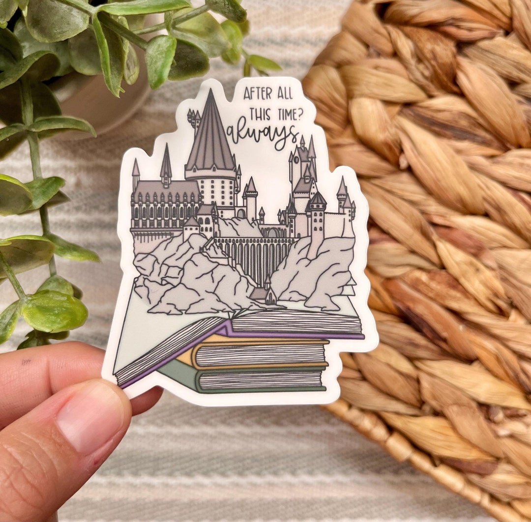 Wizard Book Stack Harry Potter HP Hogwarts Book Sticker Reading Sticker ...