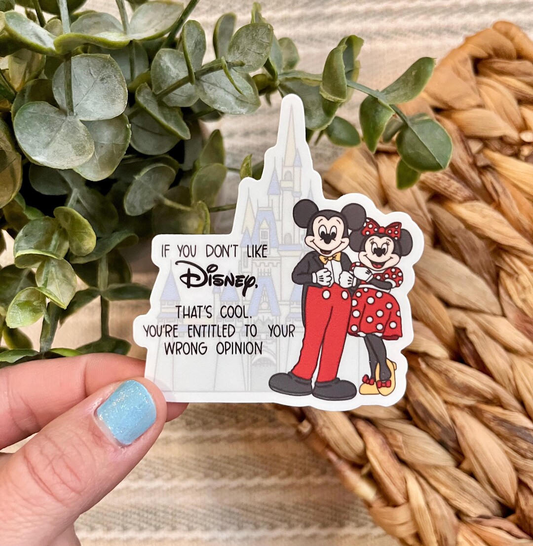 Disney Opinion Little Miss Disney Obsessed Sticker Id Rather Be at ...