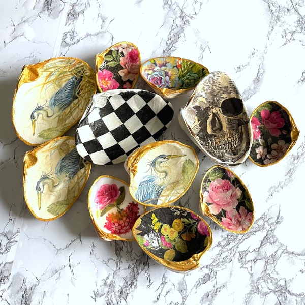 Decoupage Shells - Etsy