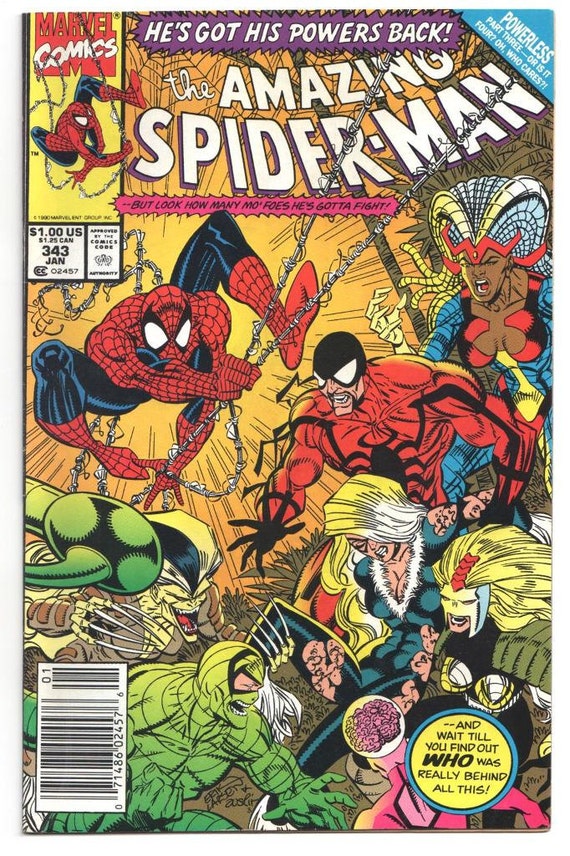 Amazing Spider-Man question 343 Jan 1991 moderne Nm | Etsy