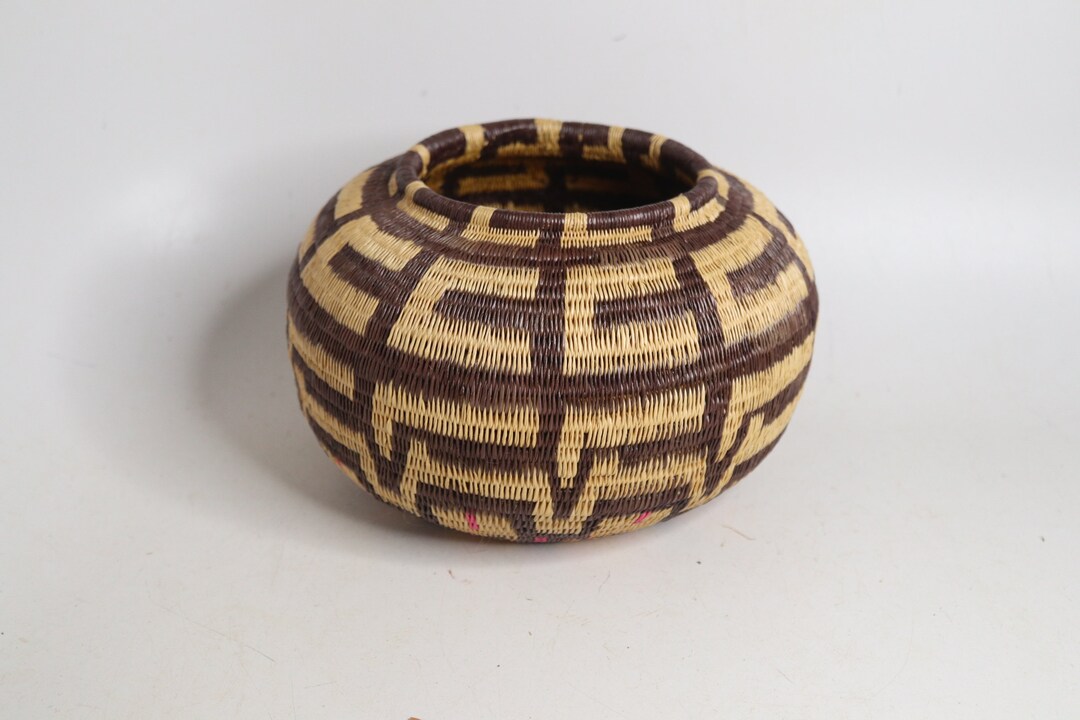 Vintage Wounaan and Embera Basket Native Basket Panama Southwest Look ...