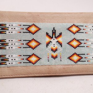 Vintage Beaded Wallet Thunderbird Native American Style Wallet Beaded ...