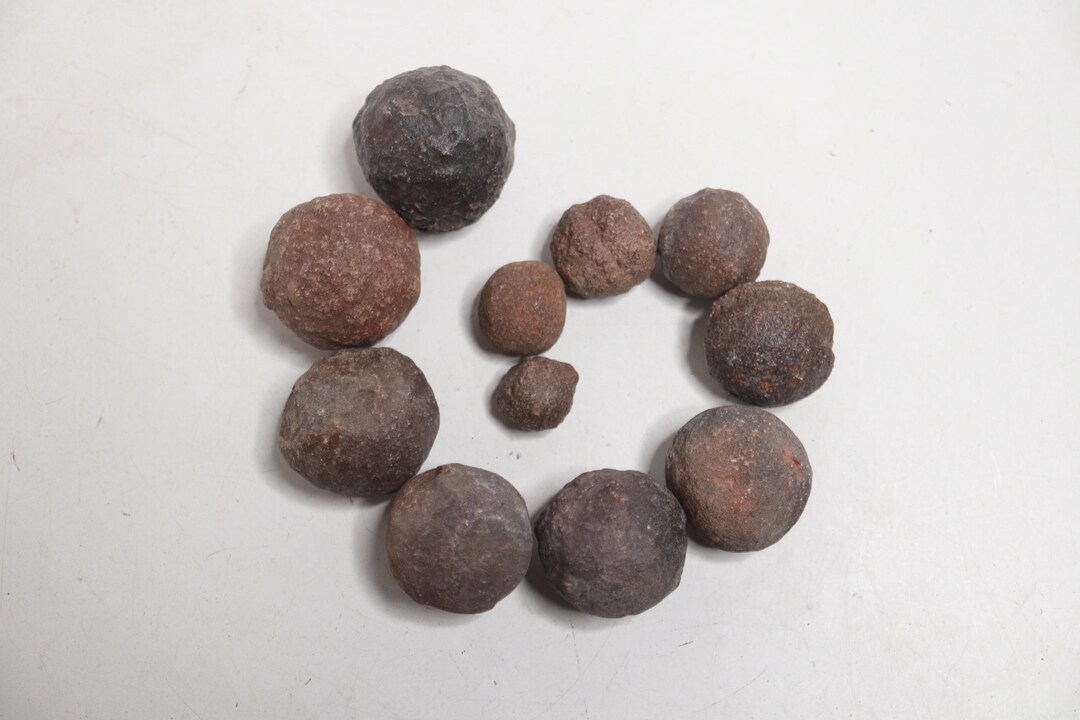 Moqui Ball Set Graduated Set of 11 Desert Concretion Utah Iron and ...