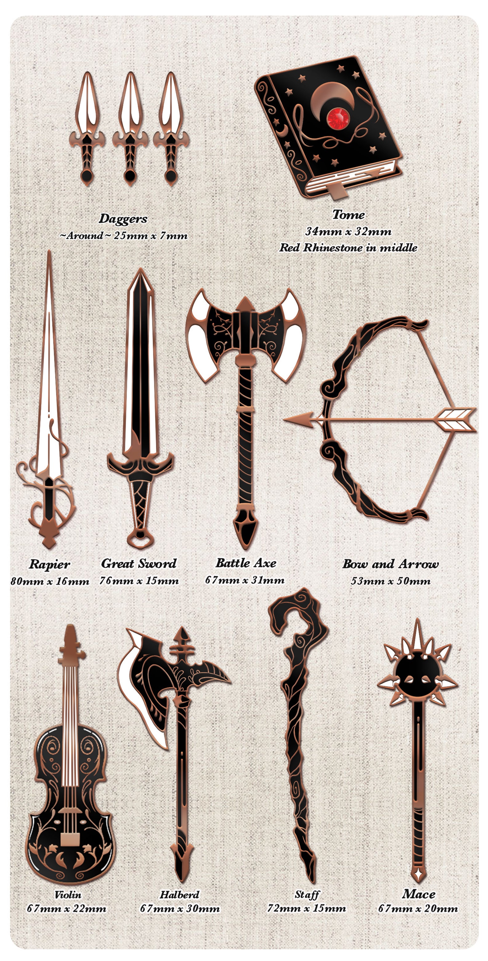 Take This, Traveler Enamel Pin - TTRPG - Tabletop RPG - Dagger - Bow ...