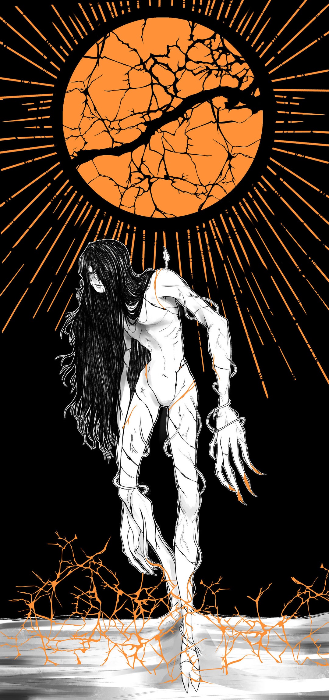 Solar Demon Print - Etsy