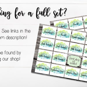 First Day of School Sign, Preschool, Watercolor, 1st Daysign, Green ...