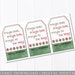 Christmas Gift Tag, Pringle Bells, Neighbor Gift, Red Green, DIGITAL ...