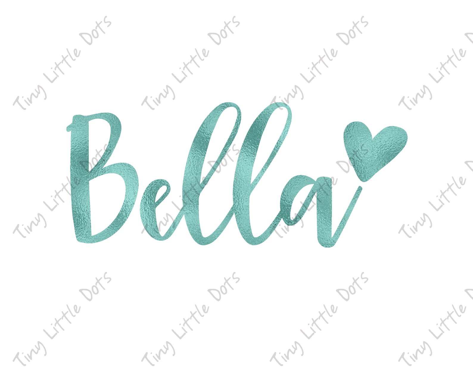 Personalized Name Heart Sticker DIGITAL Iron on Transfer - Etsy