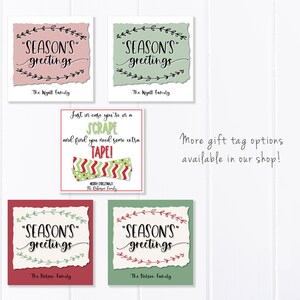 Christmas Gift Tag, Pringle Bells, Personalized Neighbor Gift, Easy ...