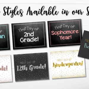 First Day of School Sign, Second Grade, 2nd Grade, First Day Sign, Pink ...