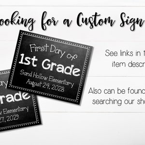 Last Day of School Chalkboard Sign, Fifth Grade, Last Day of School ...