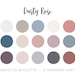 Dusty Rose Palette, Procreate Color Swatches, Pink Blue Mauve Gray ...
