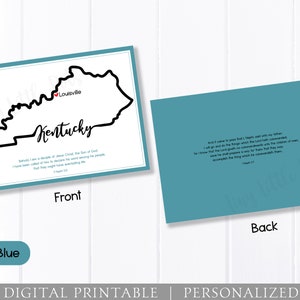 Customized Missionary Card, LDS Elder Sister Missionary Greeting Card ...