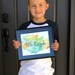 First Day of School Sign, 1st Grade, Watercolor, Yellow Green, First ...