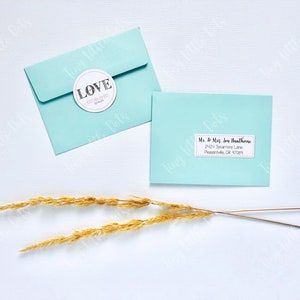 Mock up Envelope Front Back / Address Label / Style Stock Photography ...