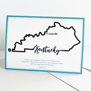 Customized Missionary Card, LDS Elder Sister Missionary Greeting Card ...