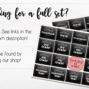 Last Day of School Chalkboard Sign / Pre-k / Last Day of School / Back ...