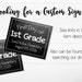 Last Day of School Chalkboard Sign / Fourth Grade / Last Day - Etsy