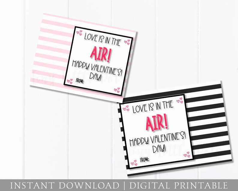 Valentine's Day Kids School Valentines Airheads Valentine - Etsy