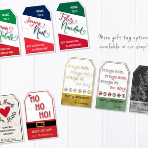 Christmas Gift Tag, Pringle Bells, Personalized Neighbor Gift, Easy ...