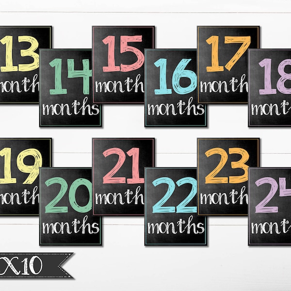 Printable Baby Month - Etsy
