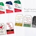 Personalized Christmas Gift Tag - Pringle Bells Digital Printable - Etsy