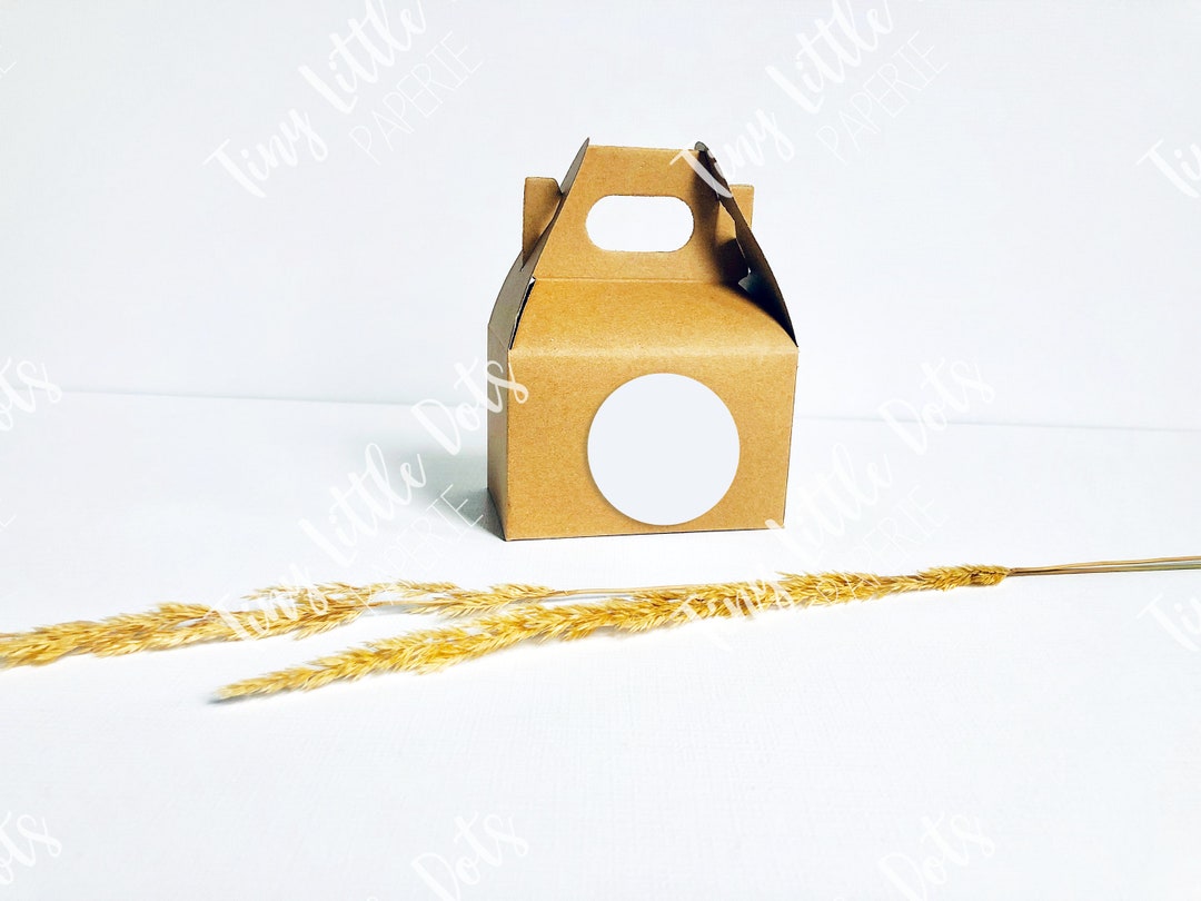 Mock up Gable Box / Styled Stock Photography / Wheat Wedding Favor ...