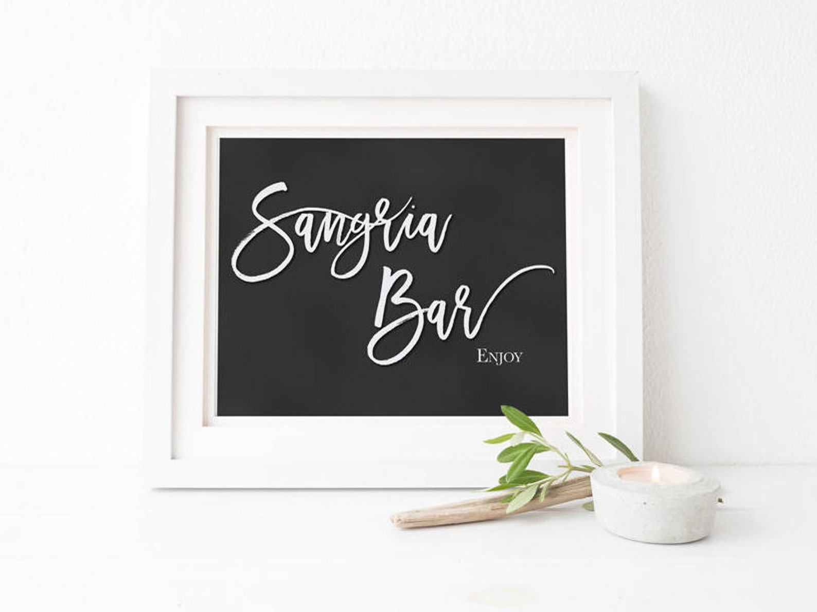 Sangria Bar Printable Chalkboard Sign - Wedding Sign - Digital ...