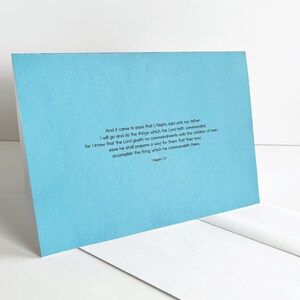 Customized Missionary Card, LDS Elder Sister Missionary Greeting Card ...