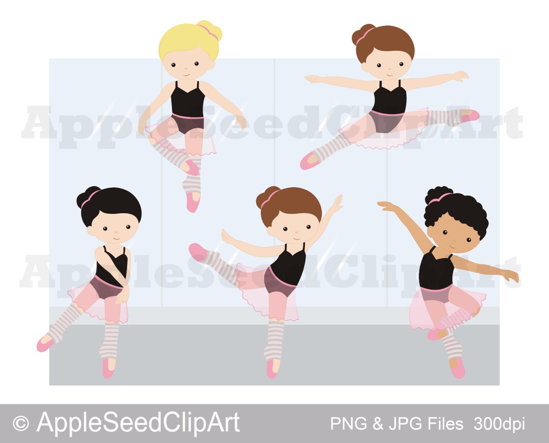 Ballerina Clip Art, Ballet Clip Art, Cute Little Girls Clip Art ...