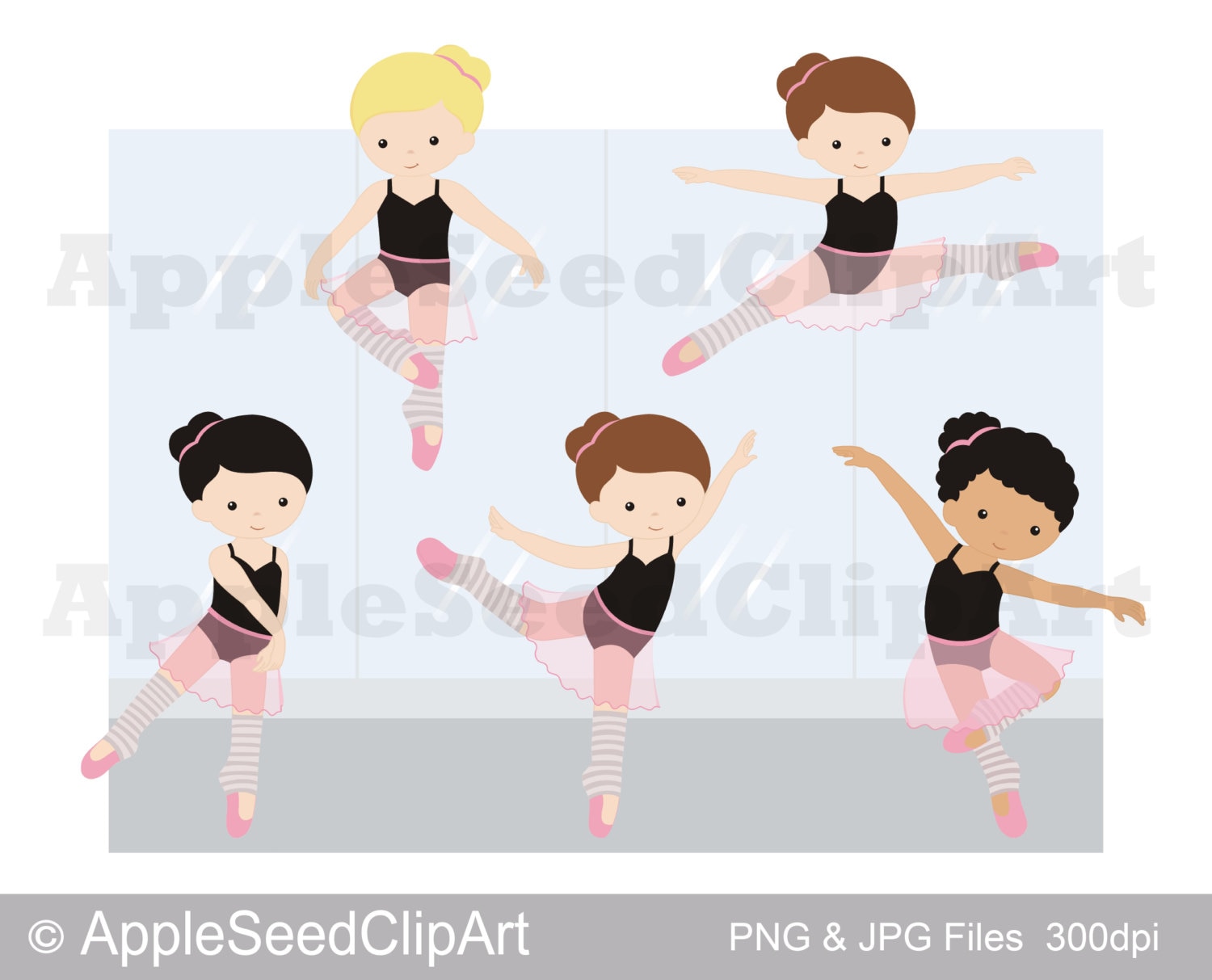 Ballerina Clip Art, Ballet Clip Art, Cute Little Girls Clip Art ...