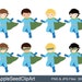 Super Boys Digital Clip Art, Instant Download, Super Hero Clipart ...