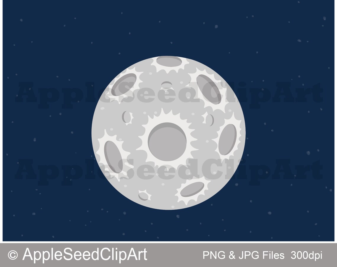 Outer Space Digital Clip Art, Astronaut Clip Art, Planets and Roket ...