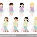 Girls Night Over, Sleepover Digital Clip Art, Instant Download, Pajama ...