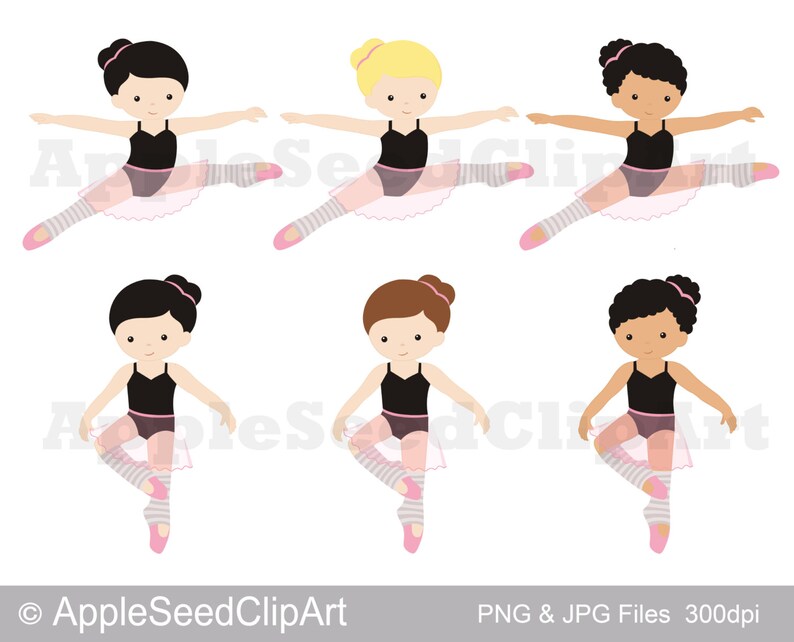 Ballerina Clip Art, Ballet Clip Art, Cute Little Girls Clip Art ...