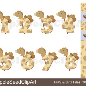 Cowboy Digital Clip Art, Birthday Party Digital Clip Art, Cute Little ...