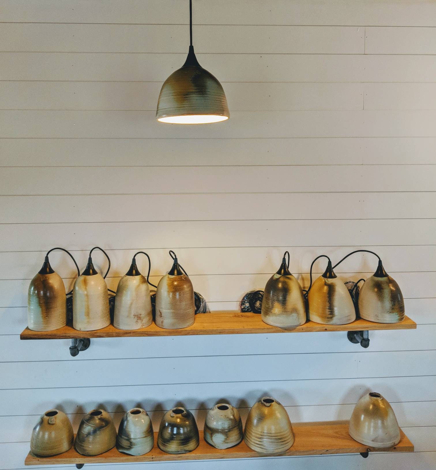 Handmade Rustic Modern Industrial Lighting Pendant- Unique Variated ...