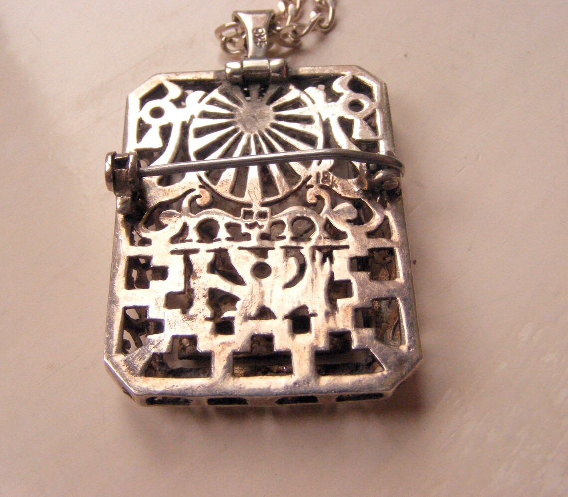 Vintage 22g British Hallmark Sterling Silver Long Curb Chain & | Etsy