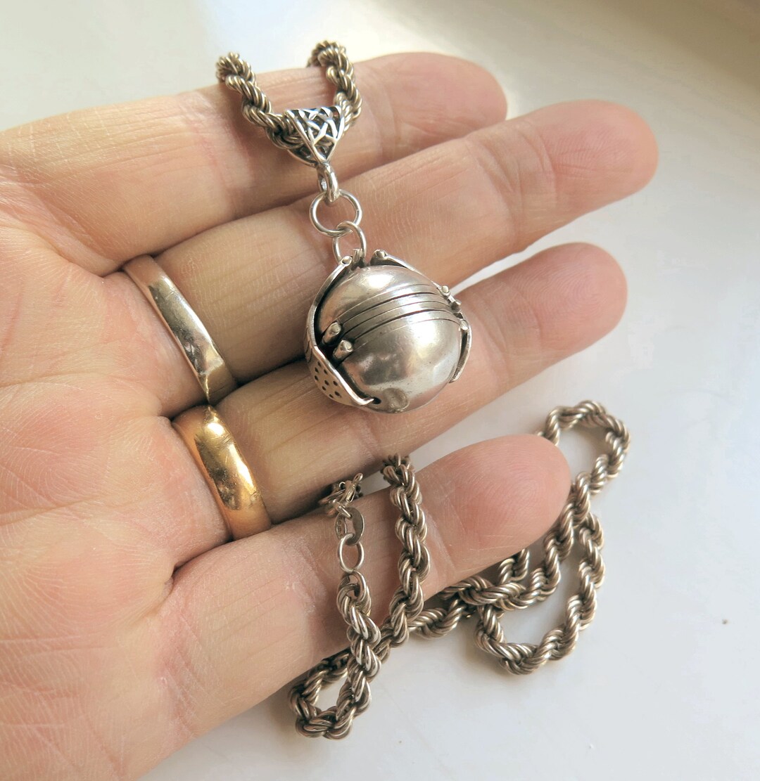 Vintage Heavy 24g British Hallmark 1991 Sterling Silver Rope Chain ...