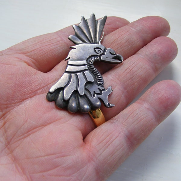 Aztec Brooch - Etsy UK